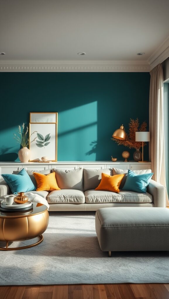 20 Vibrant Ideas to Transform Your Living Room with Bold Color Palettes ...